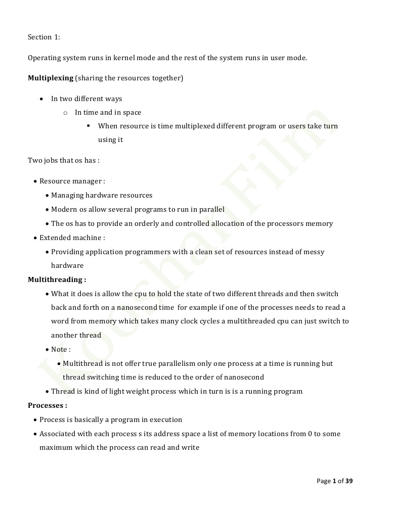 Modern Operating Systems Pdf Thread Computing Scheduling Computing 