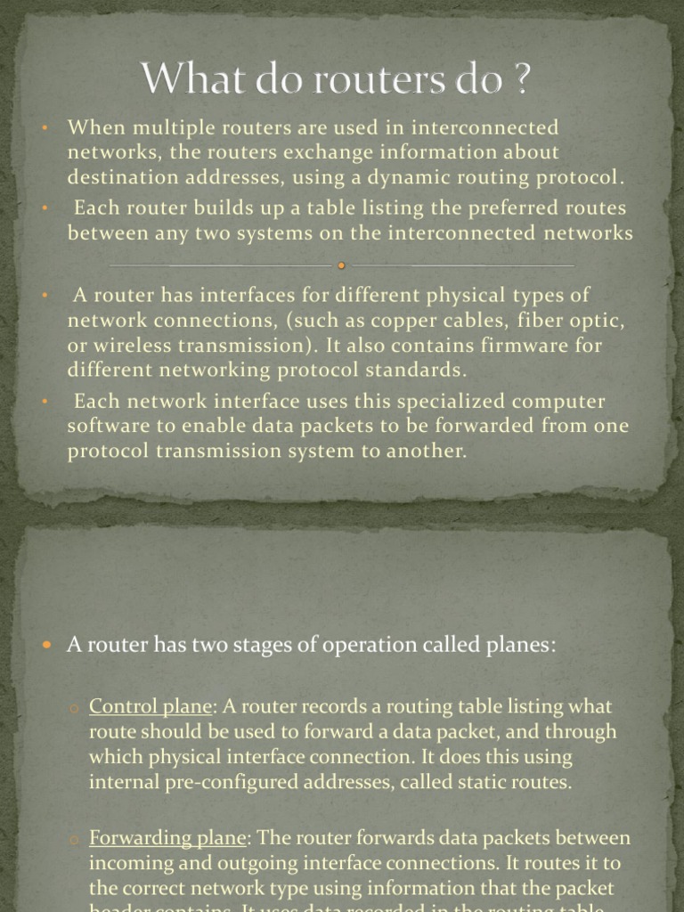 Router | Download Free PDF | Router (Computing) | Routing