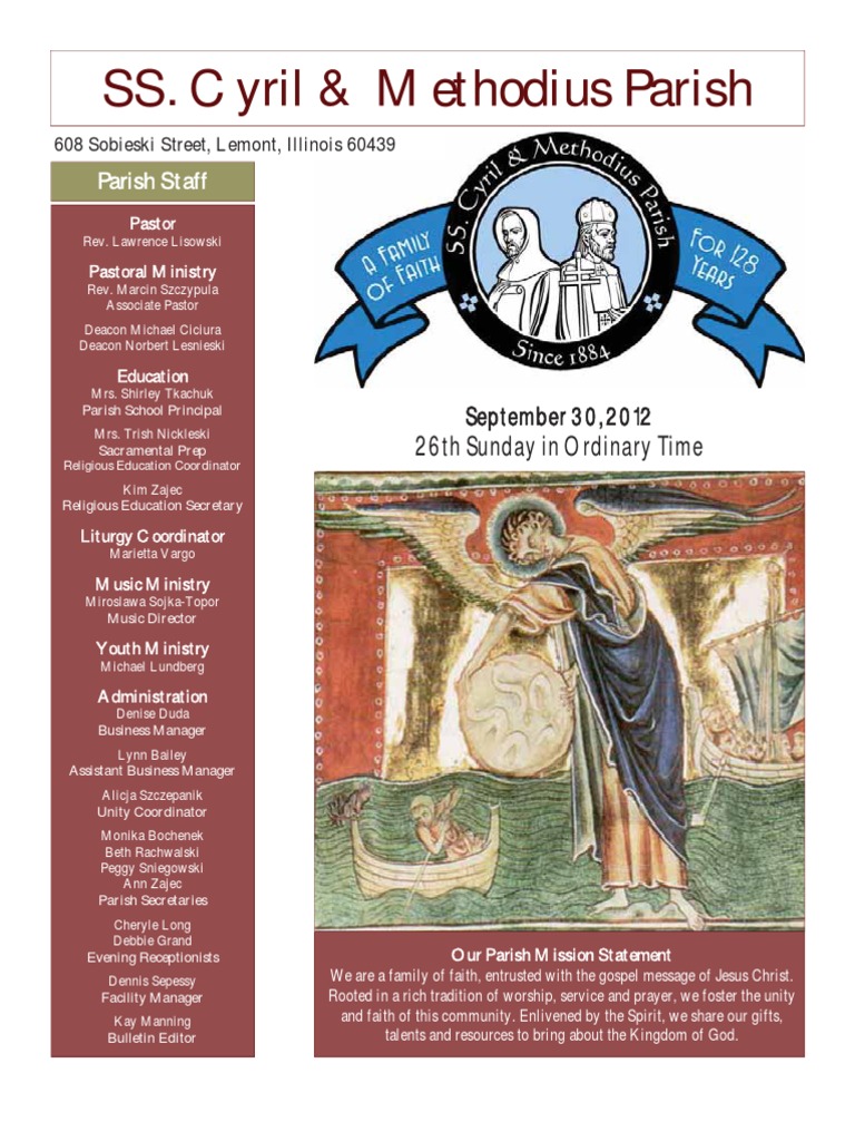 Bulletin - September 30, 2012 | PDF | Catholic Church | Religious ...
