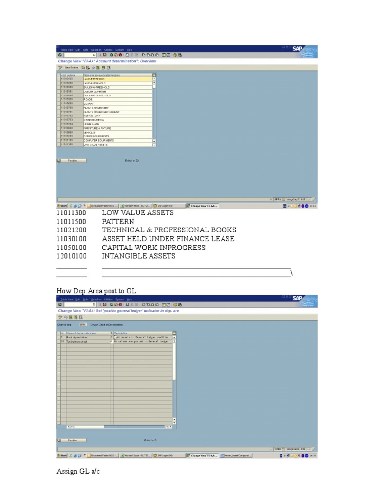 Asset Configuration SAP FICO | PDF | Corporations | Economies