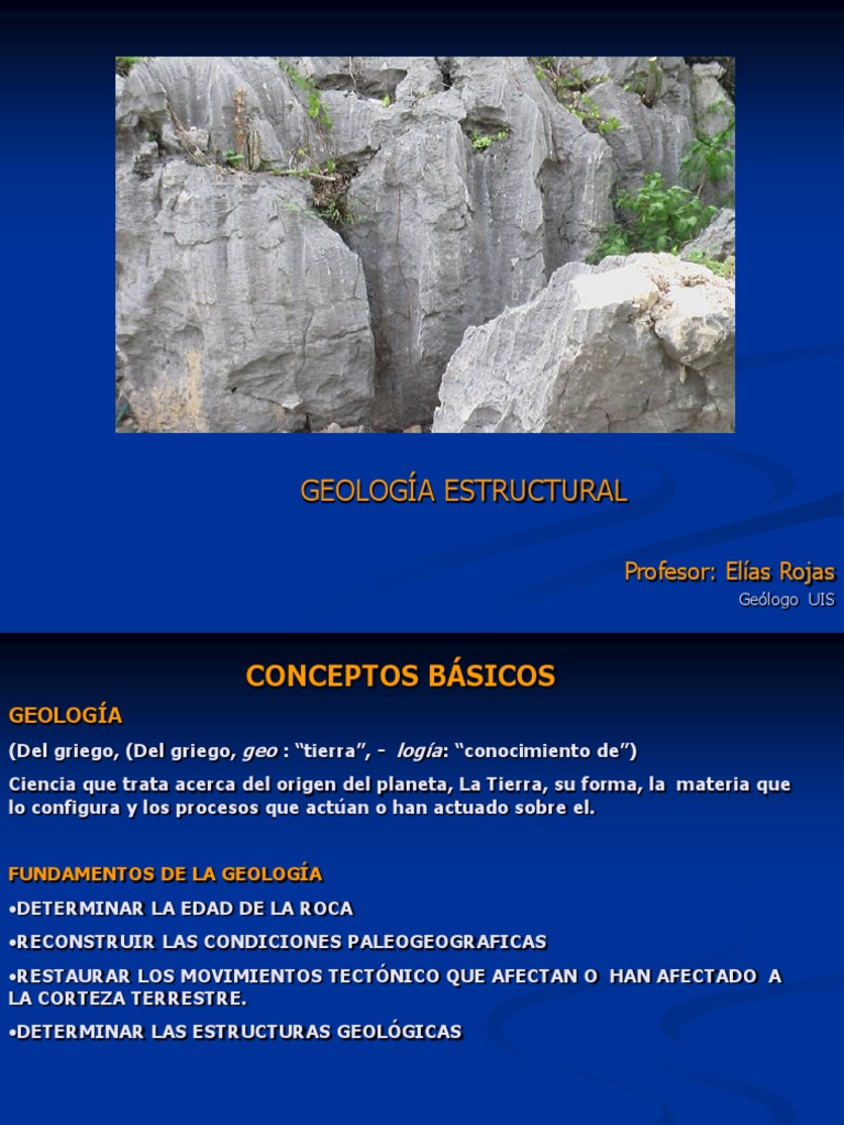 Fundamentos Basicos Geologia | PDF | Roca (geología) | Geología