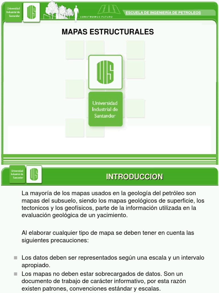 Mapas Estructurales | PDF | Mapa | Falla (geología)