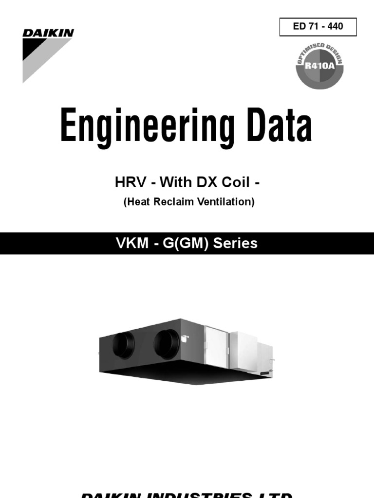 HRV Daikin | PDF | Hvac | Air Conditioning