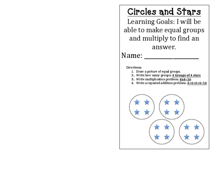 Multiplication Booklet | PDF