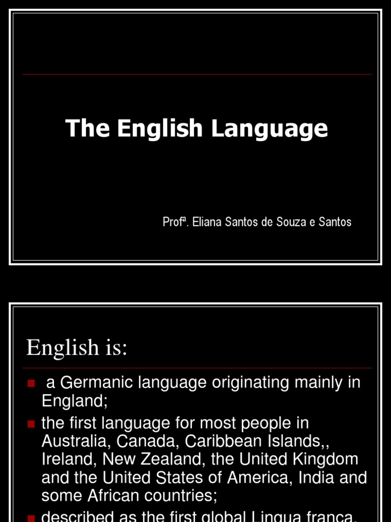 Slides-The History of The English Language. | Download Free PDF | Celts | Anglo Saxons