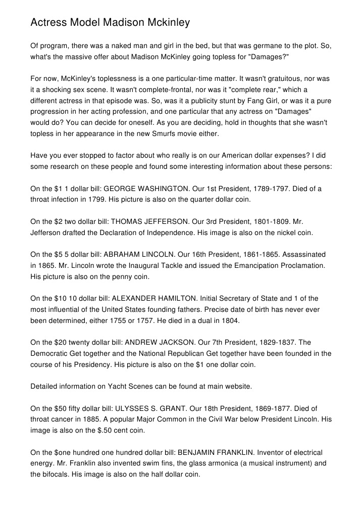 Actress Model Madison Mckinley.20121001.023254 | PDF | United States ...