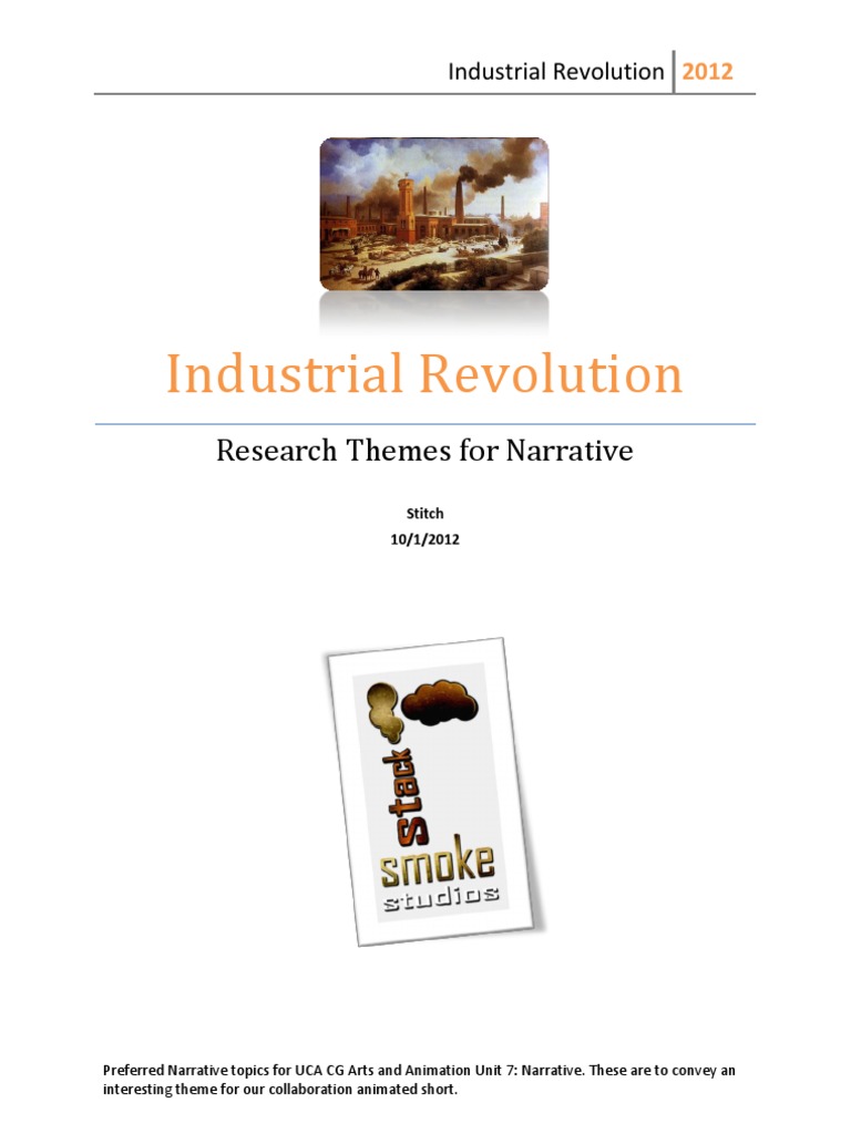 The Industrial Revolution Research Themes | PDF | James Watt ...