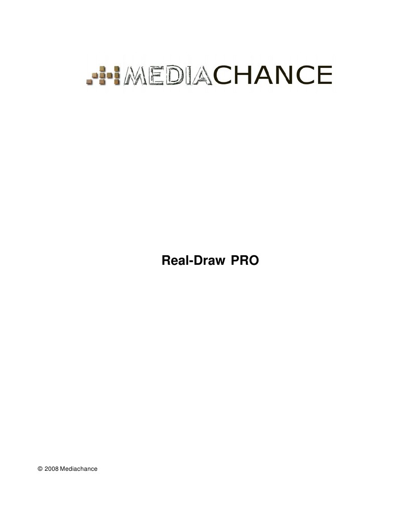 Real-Draw PRO: © 2008 Mediachance | PDF | 3 D Computer Graphics | Adobe ...