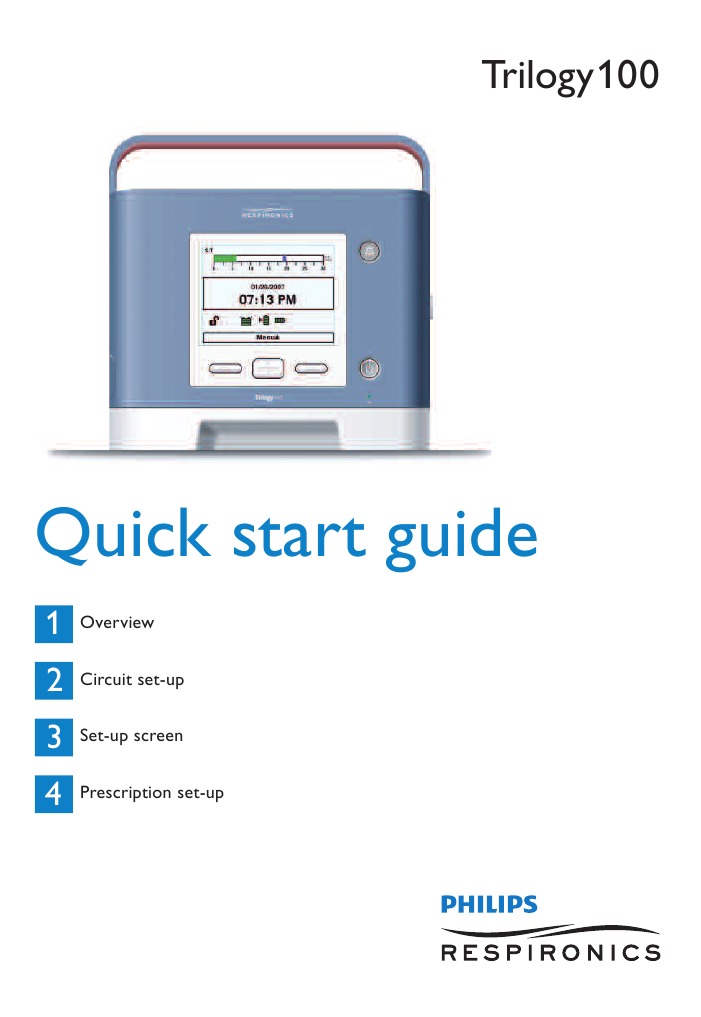 Trilogy 100 Quick Start Guide | PDF | Menu (Computing) | Vacuum Tube