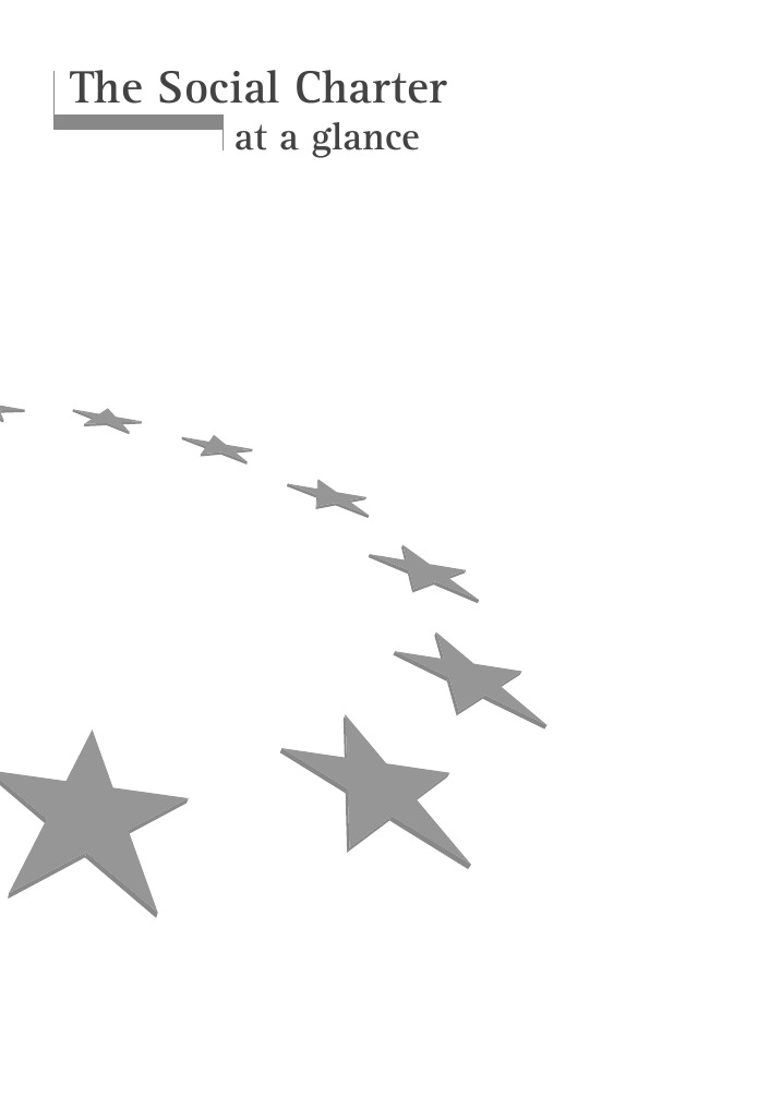 The Social Charter: at A Glance | PDF | Occupational Safety And Health ...