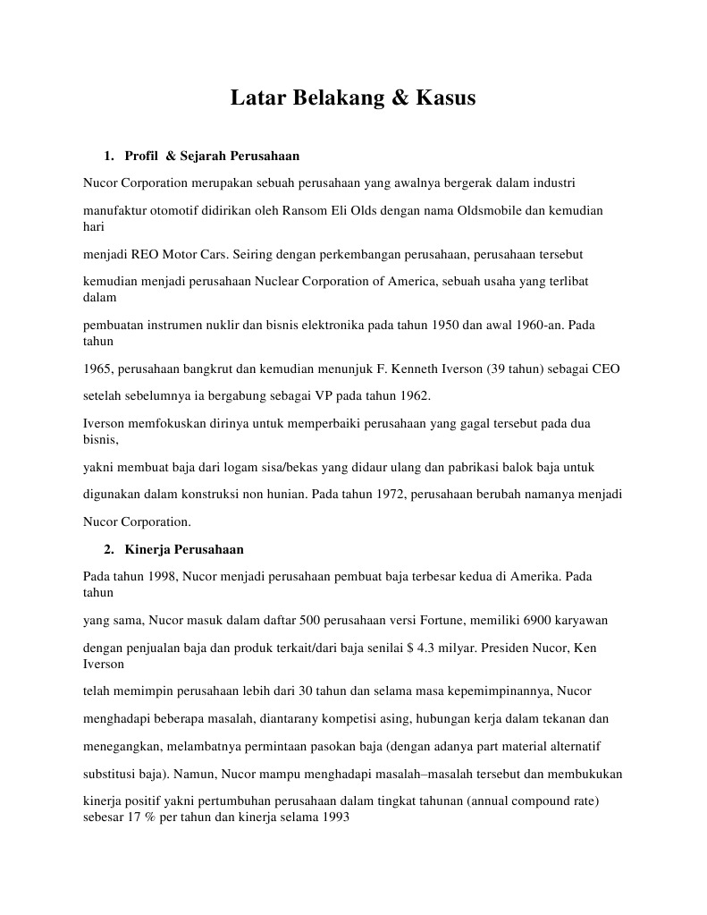 Nucor Corporation | PDF