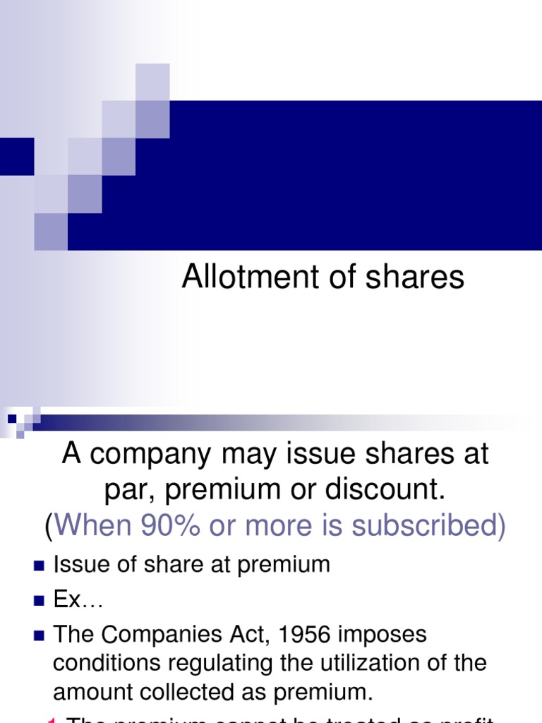Allotted Shares