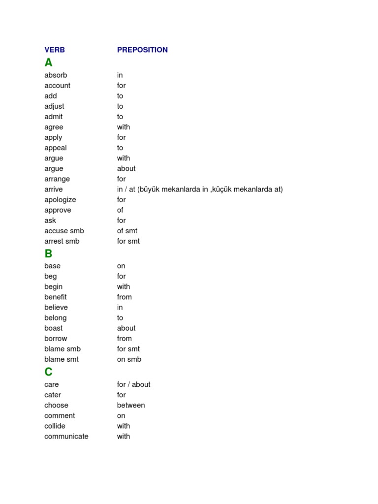 Prep Verb | PDF | Violence