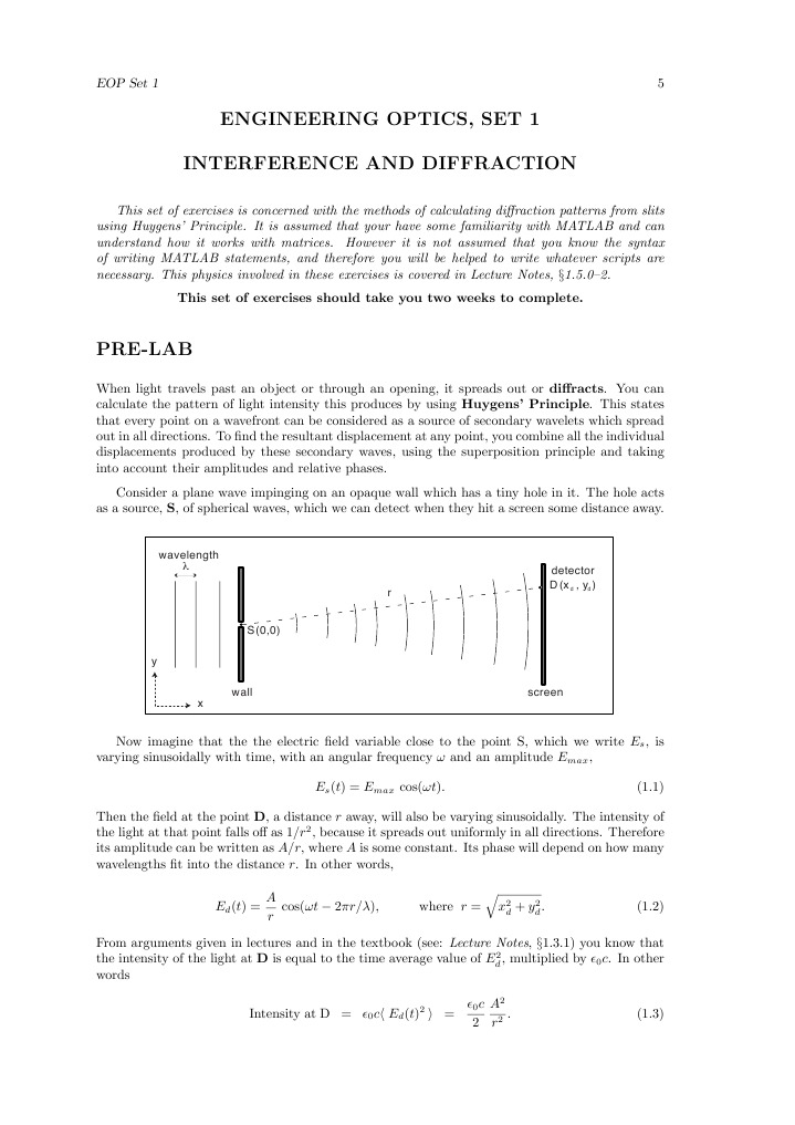 Interference and Diffraction | PDF | Diffraction | Wavelength
