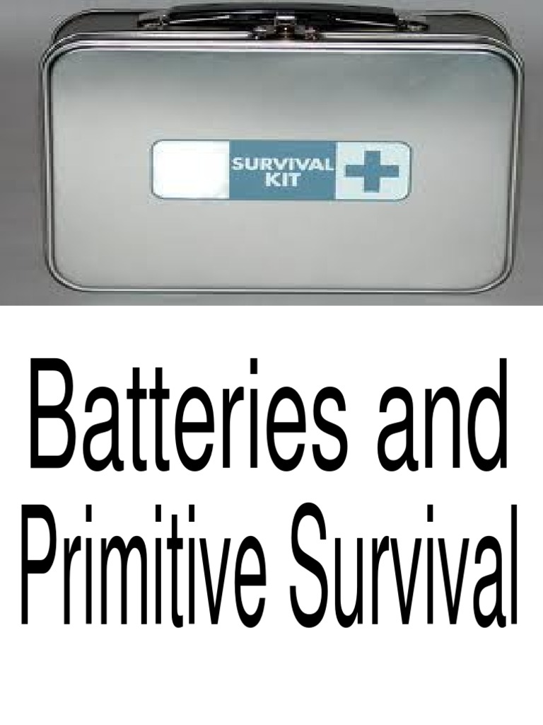 Batteries and Primitive Survival | PDF | Battery (Electricity ...