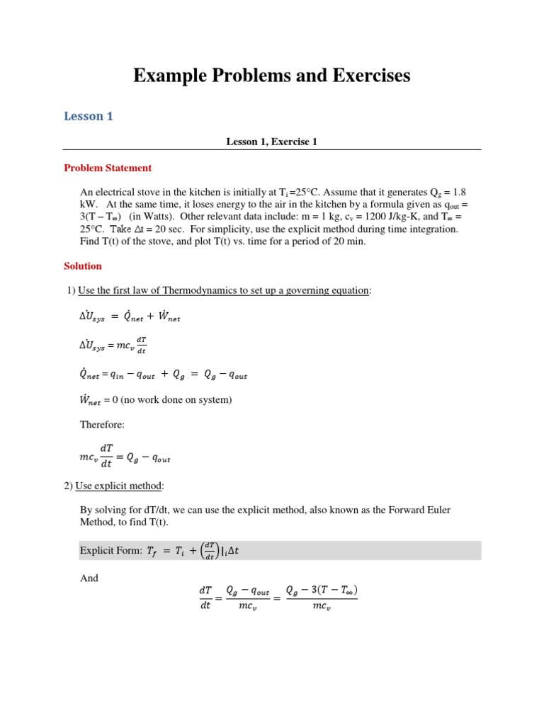Heat Transfer Problems and Solutions | PDF | Heat | Heat Transfer