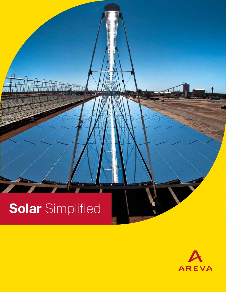 PDF Brochure Areva Solar Va | PDF | Solar Energy | Power Station