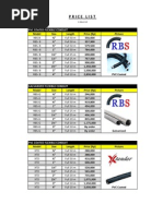 PVC Price List - 2024 - 25 | PDF | Pipe (Fluid Conveyance) | Plumbing