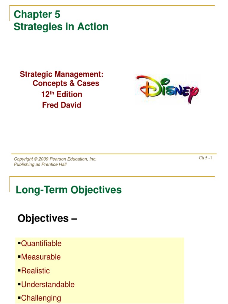 Chapter 5 - Strategies in Action | PDF | Leveraged Buyout | Strategic ...
