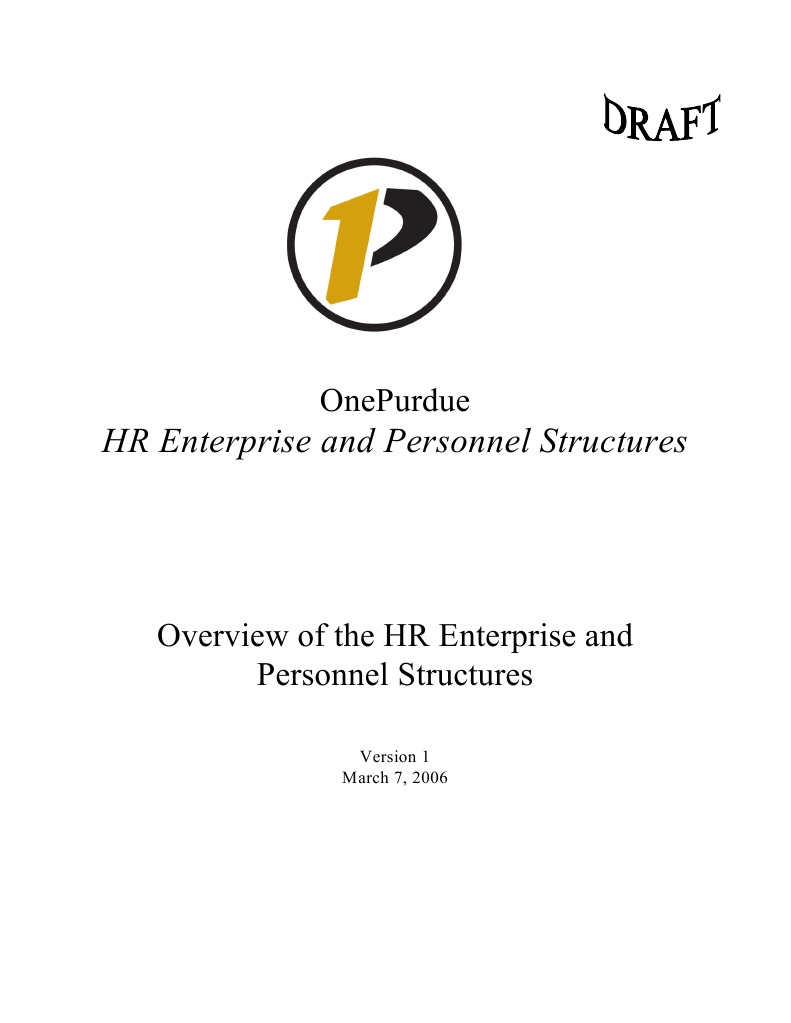 Enterprise Structure Overview | PDF