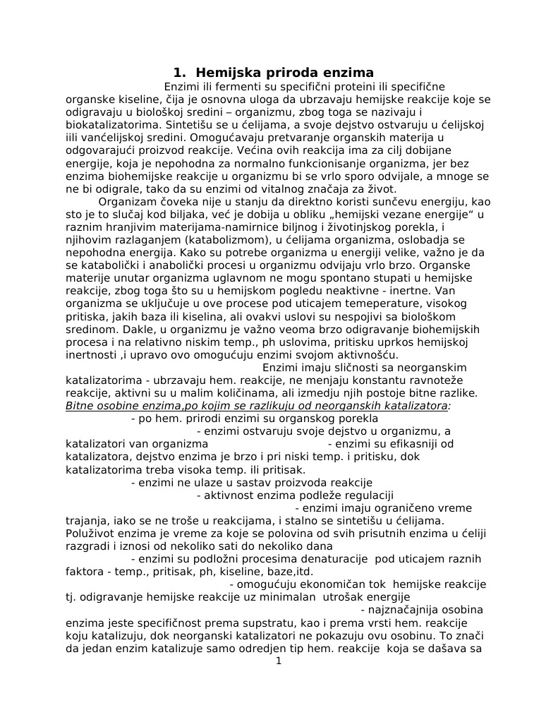 Biohemija | PDF