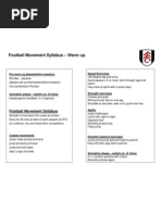 Fifa 11+ Basic Warm Up: Part 1 Running Exercises 8 Minutes | PDF | Foot ...