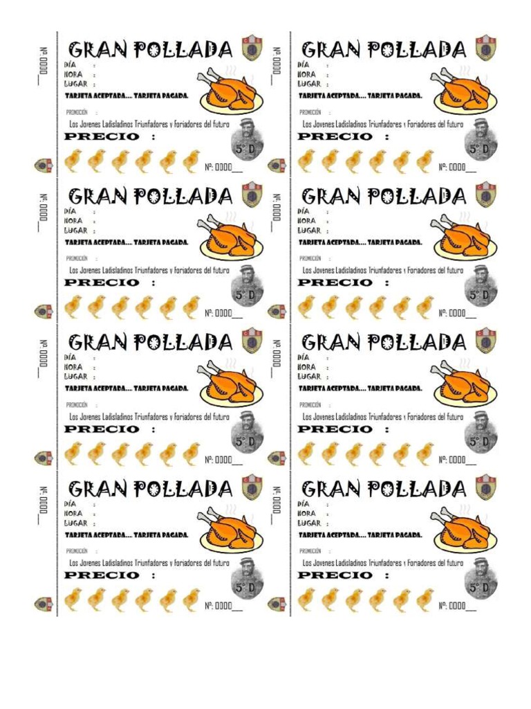 Pollada 5°D Final | PDF