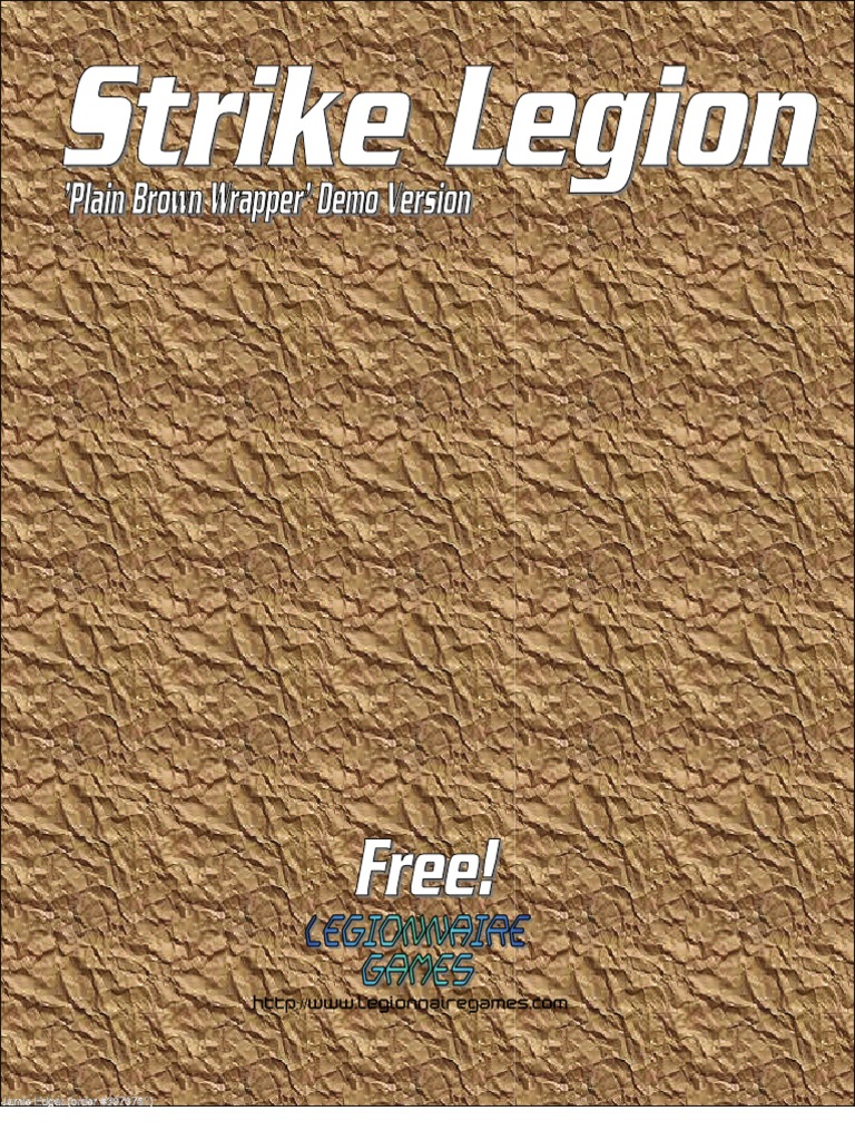 Strike Legion Plain Brown Wrapper Demo Version | PDF | Dice | Tanks