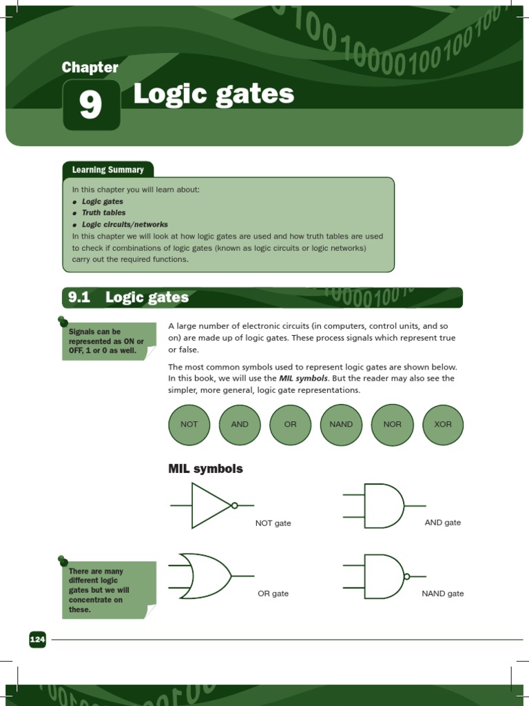 Igcse Computer Studies Rev Guide Sample | PDF | Logic Gate | Electronic ...