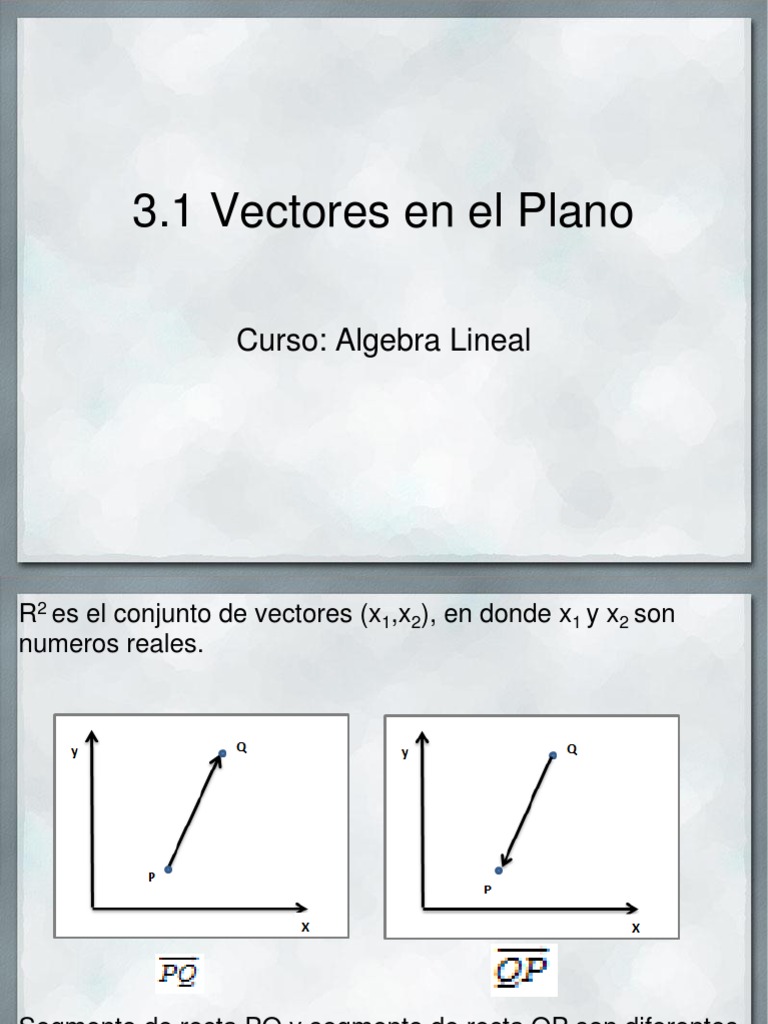 Vectores en El Plano | PDF