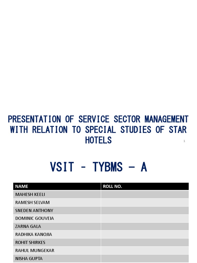 Taj Hotels: Service Sector Insights | PDF | Hotel | Customer ...