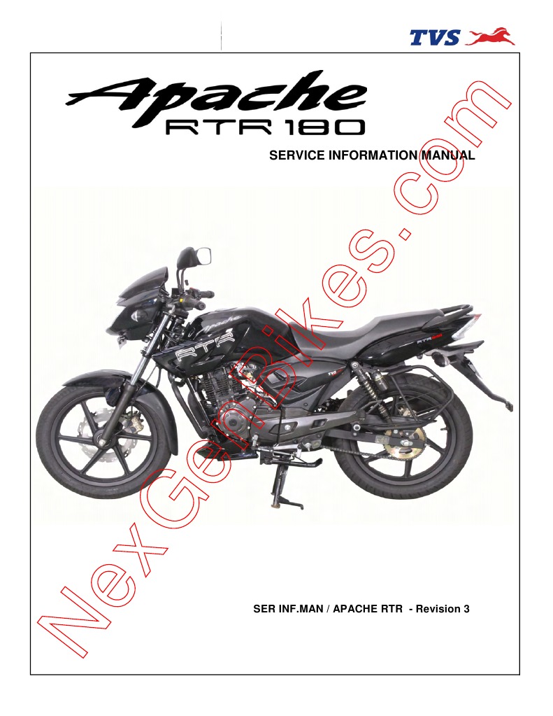TVS Apache RTR 180 Service Manual Internal Training Manual | PDF ...