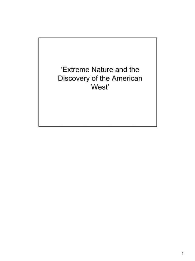 Exploring the American West's Sublime Landscapes | PDF | Science ...