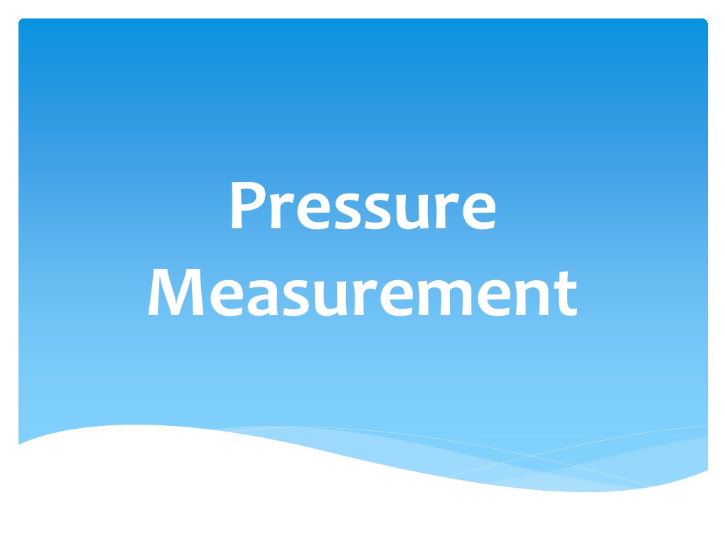 Understanding Pressure Measurement Systems | PDF | Pressure Measurement ...
