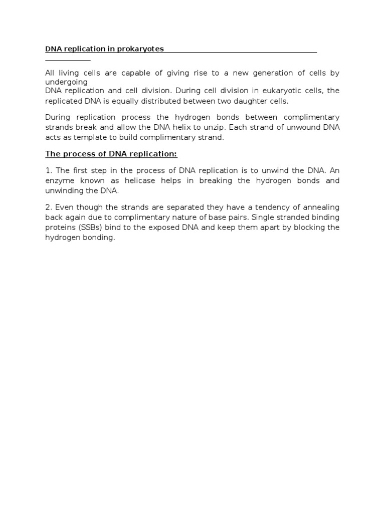 DNA Replication SBI4U | PDF | Dna Replication | Primer (Molecular Biology)