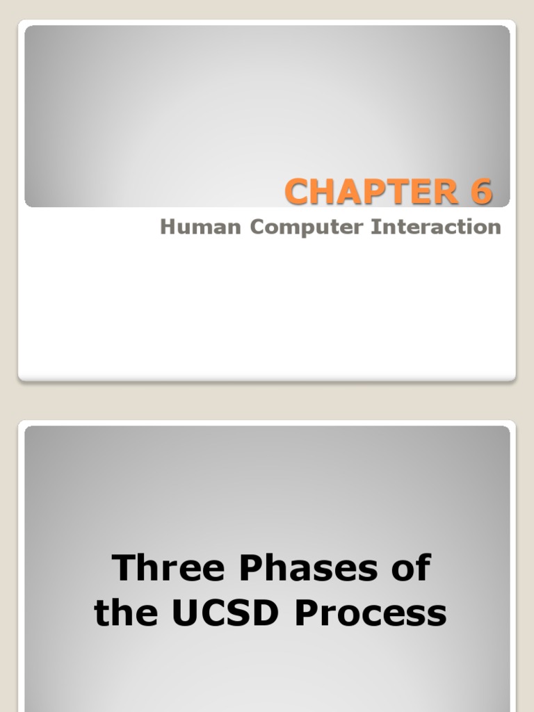 Chapter 6 (Human Computer Interaction) | PDF | Usability | Human ...
