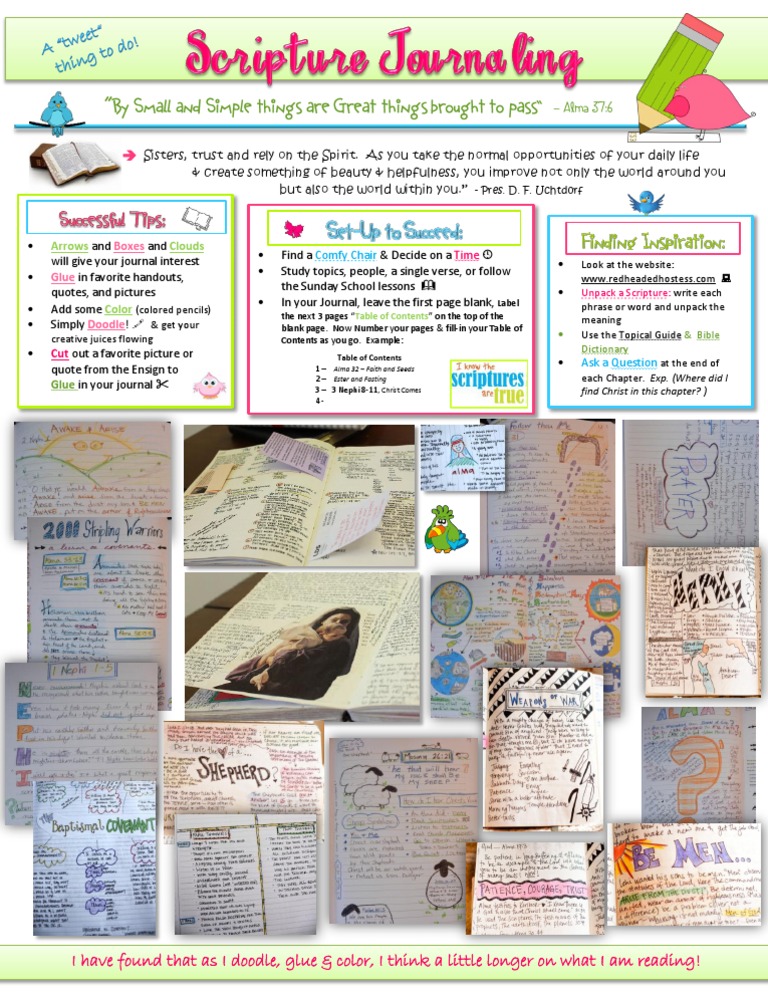 Scripture JOURNAL - Getting Started | PDF