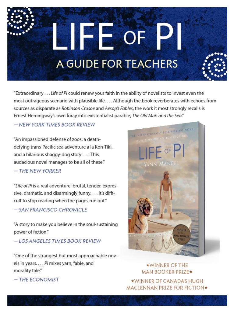 Life of Pi by Yann Martel: Educator's Guide | Books