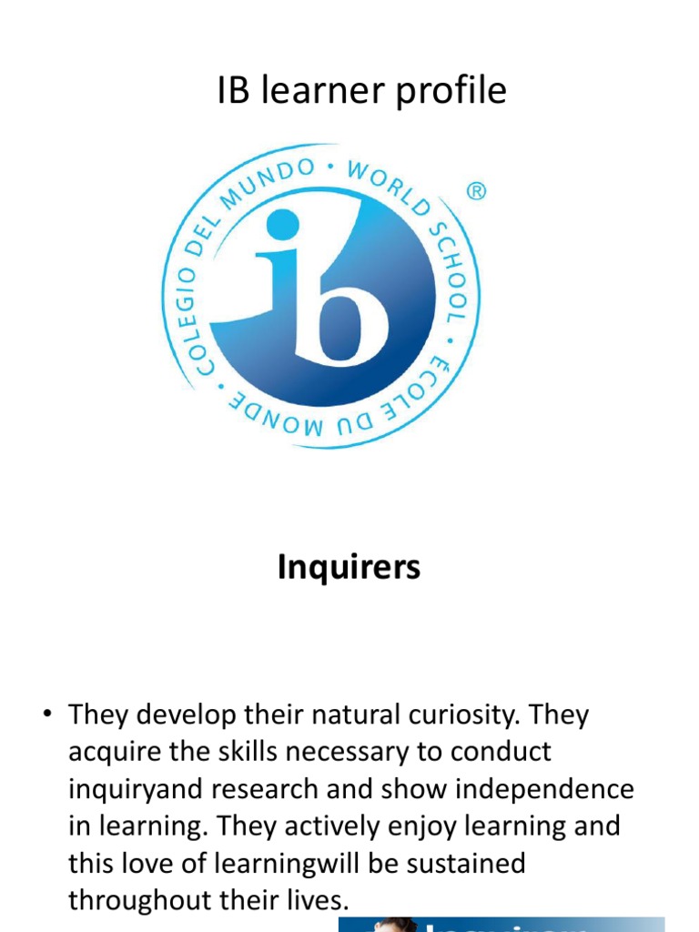 IB Learner Profile | PDF