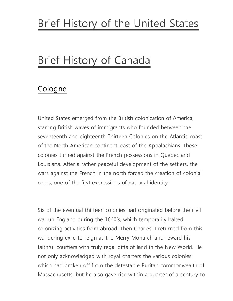 Overview of U.S. History and Independence | PDF