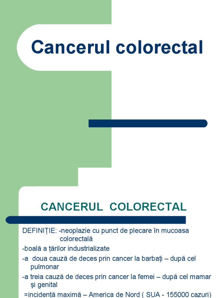 Cancerul Colorectal | PDF