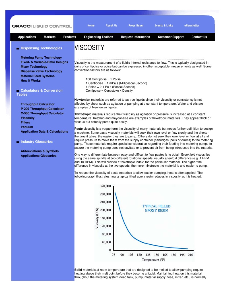 Viscosity - Conversion Table | PDF | Viscosity | Pump