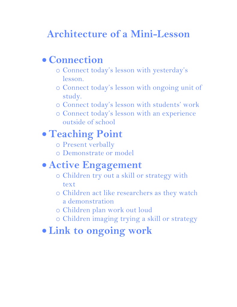 Mini-Lesson Architecture Guide | PDF | Career & Growth | Art