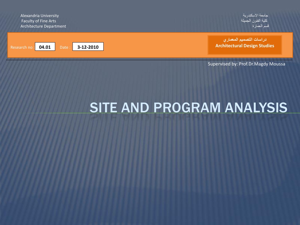 Site and Program Analysis in Architecture | PDF | Zoning | Climate