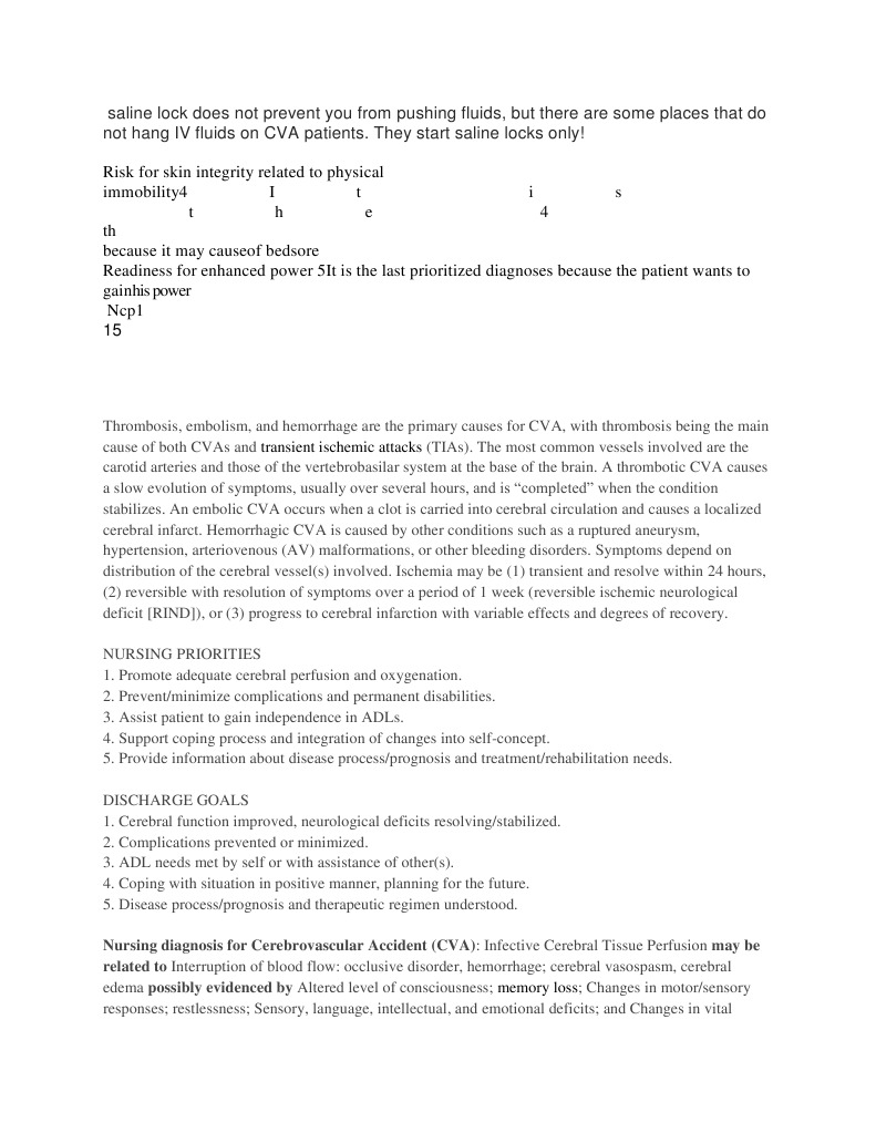 NCP of Cav | PDF | Stroke | Ischemia