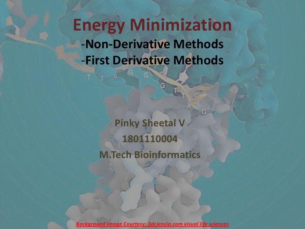 Energy Minimization | PDF | Mathematical Optimization | Molecules