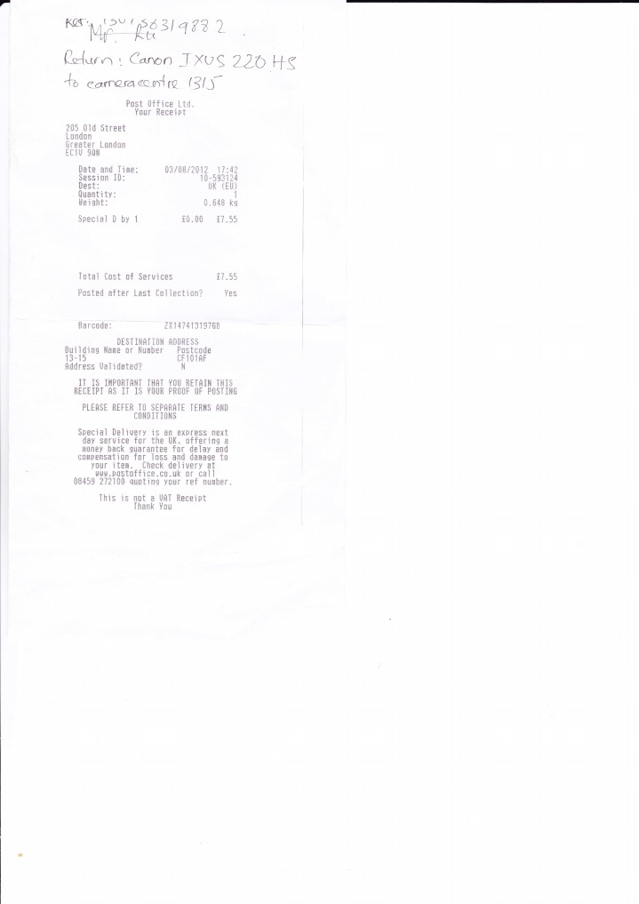 Proof of Postage | PDF