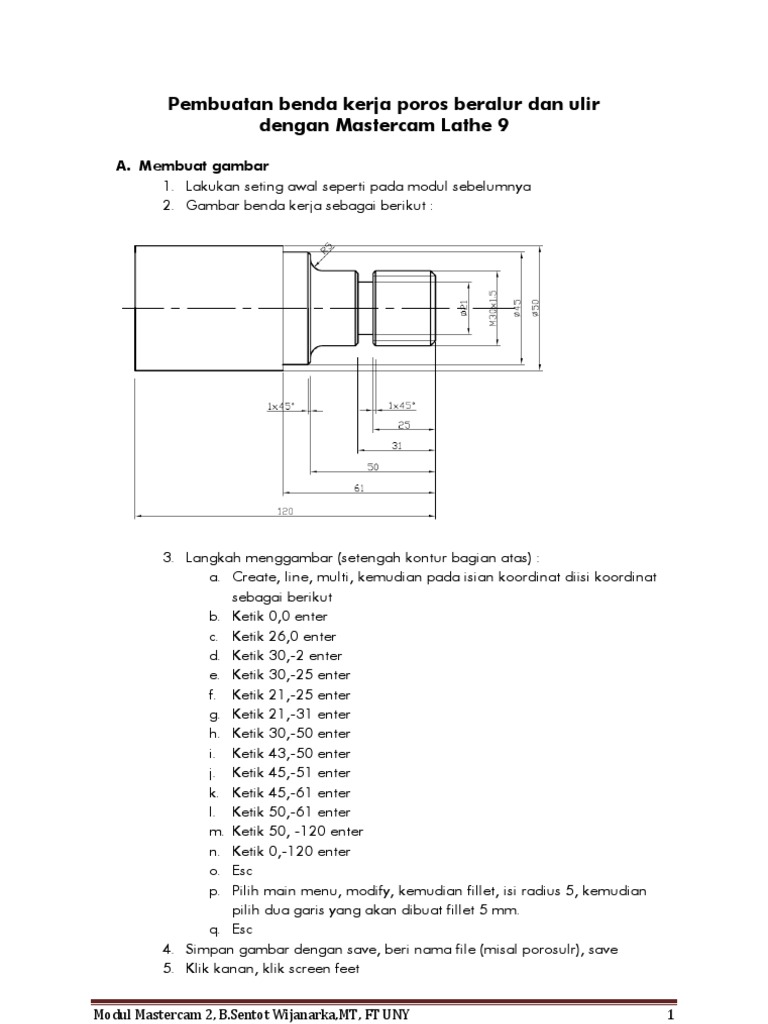 Tutorial Mastercam Pdf