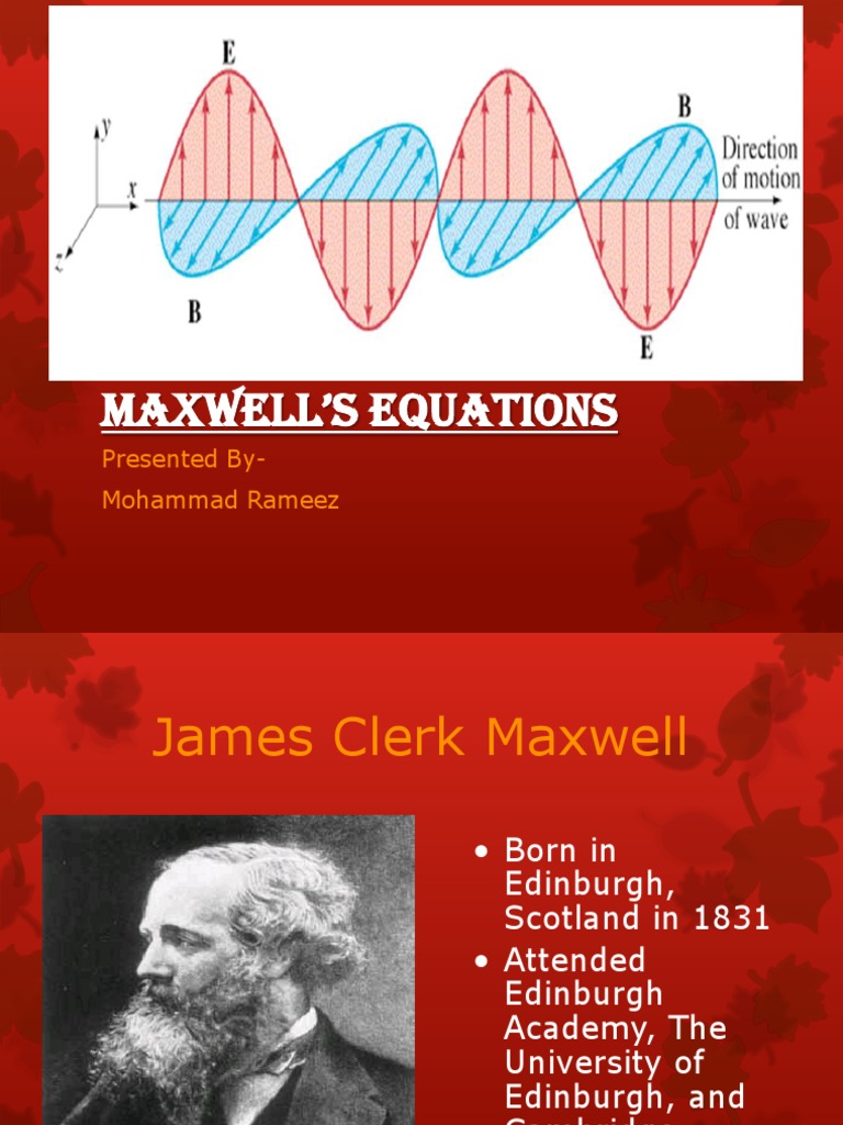 Maxwell Equation | Download Free PDF | Maxwell's Equations | Magnetic Field