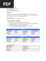 Dilip Camp Boss Cv. | PDF